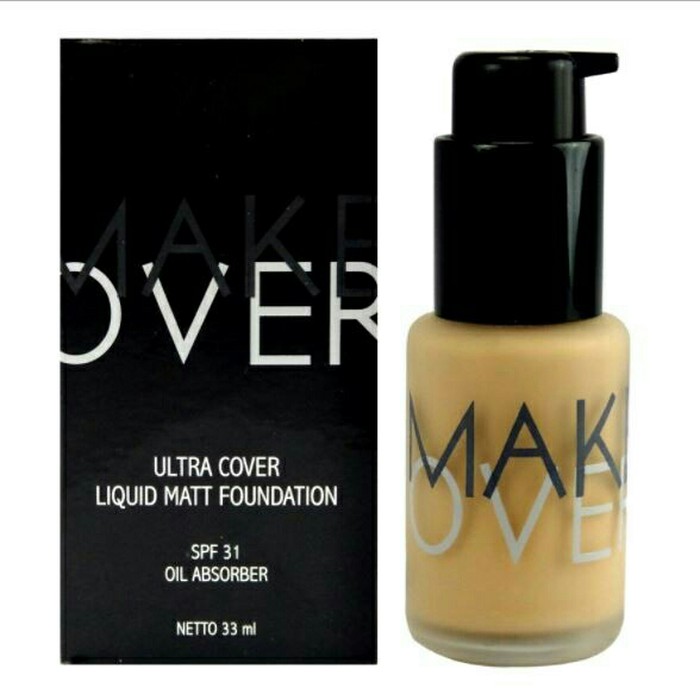 Jual Make Over Ultra Cover Liquid Matt Foundation | Shopee Indonesia