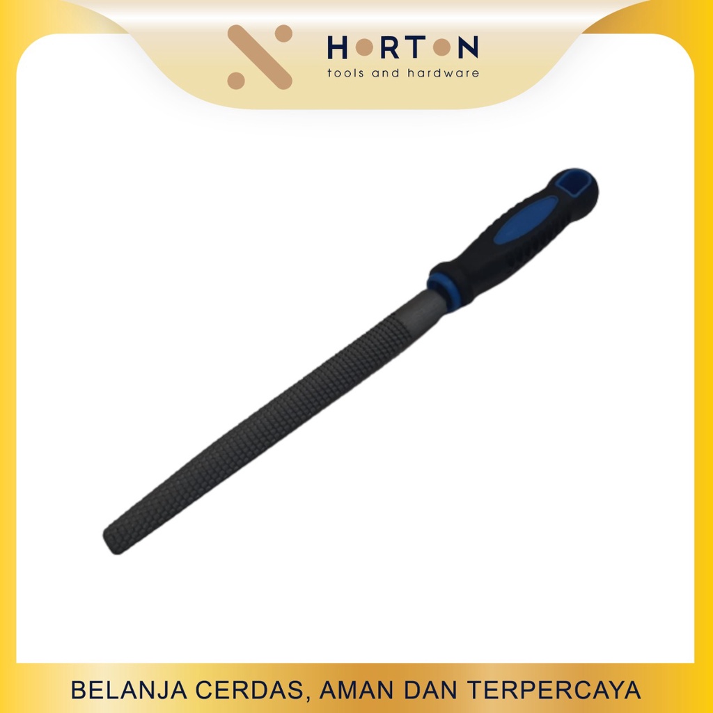 Jual Kikir Kayu 1/2 Bulat 8" Gagang Karet / Half Round Rasp Files ...