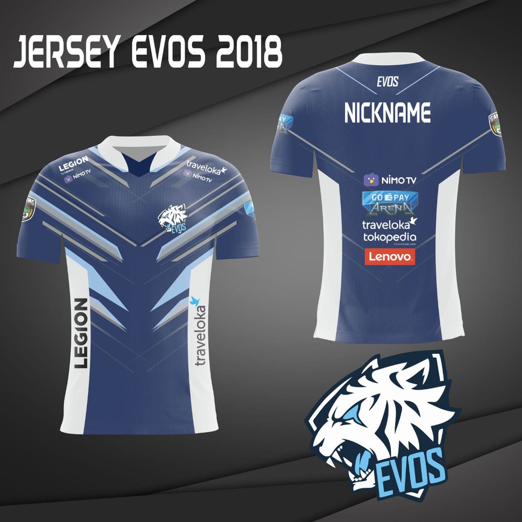 Jual JERSEY EVOS 2018 B01 BY BULL STORE | Shopee Indonesia