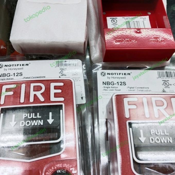 Jual Notifier Nbg-12S Conventional Manual Pull Station + Backbox Metal | Shopee Indonesia