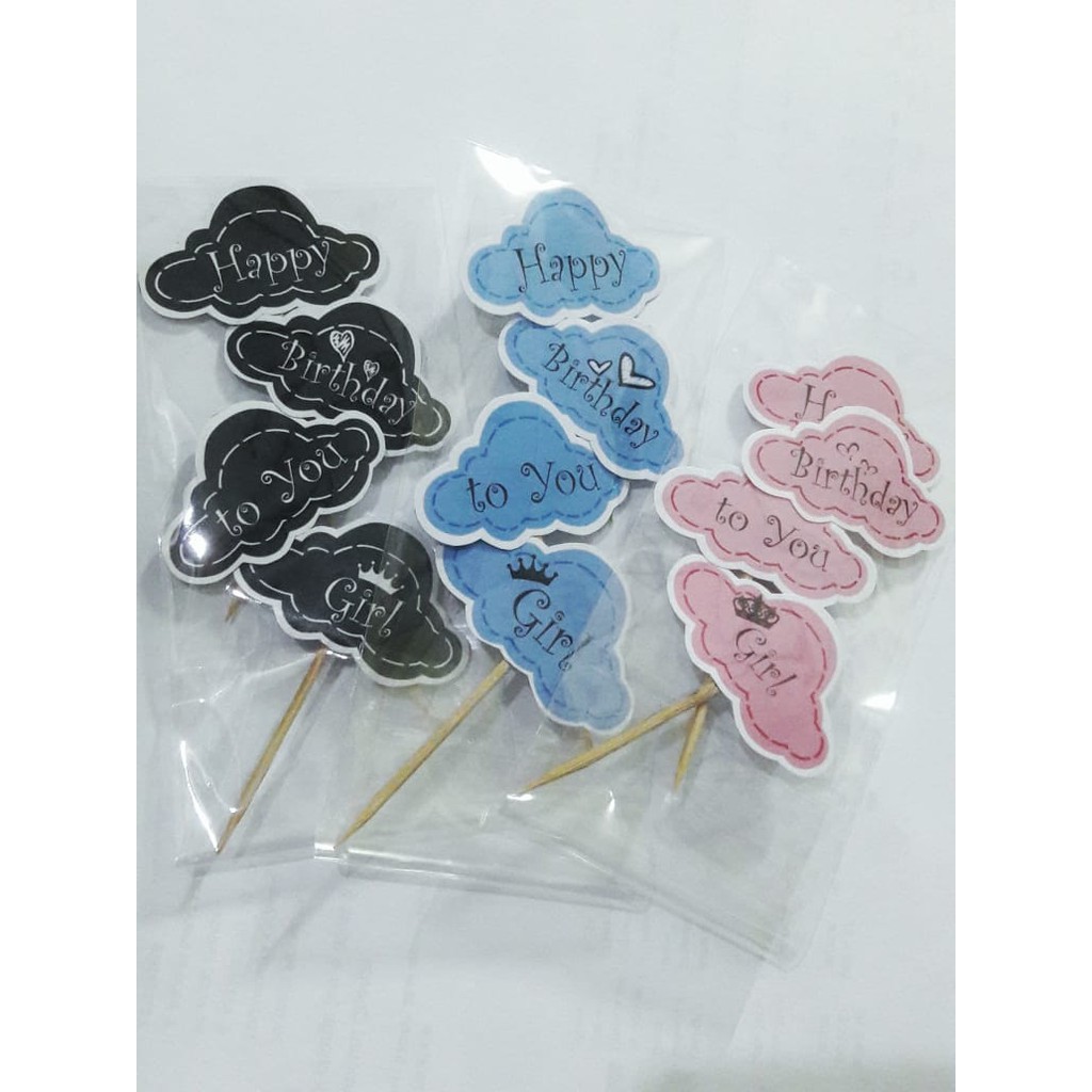 Jual Cake Topper Cloud (untuk Perempuan) | Shopee Indonesia
