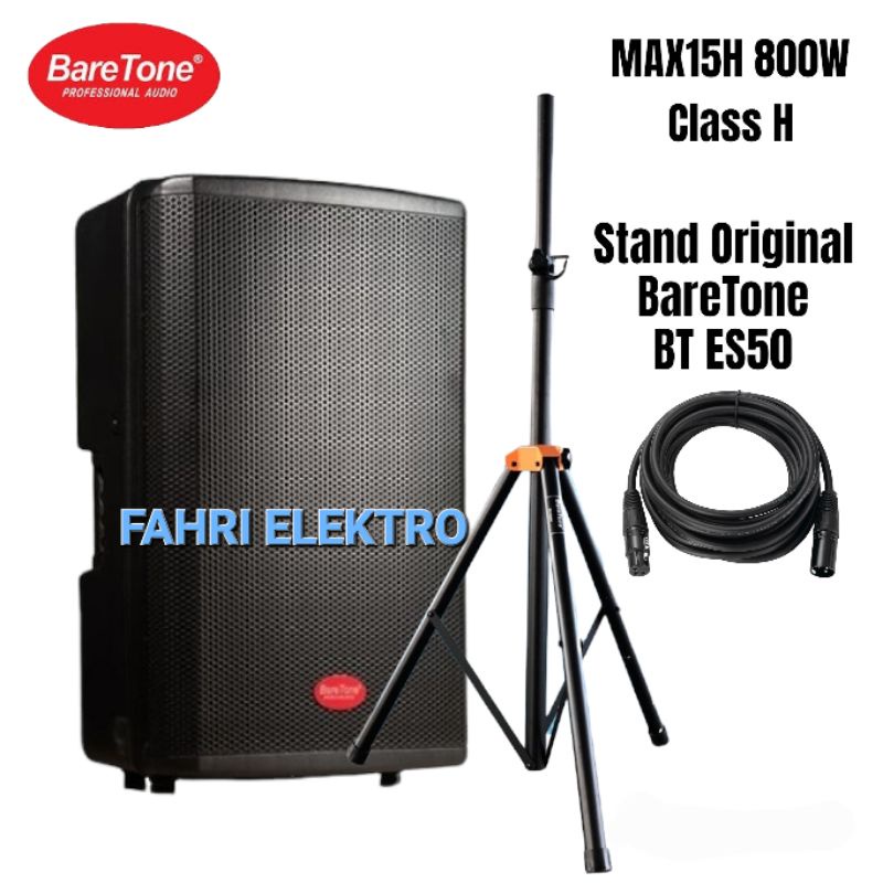 Jual Speaker Aktif 15 inch Baretone MAX15H 800W Bonus Tripod Full Besi ...