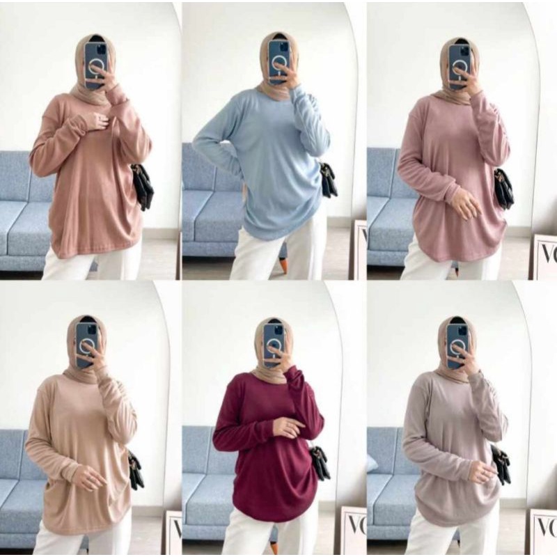 Jual KAOS RIB PREMIUM /KAOS POLOS KATUN PREMIUM / KAOS RIB UNISEX /KAOS ...