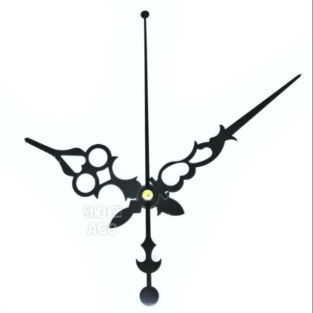 Jarum Jam Dinding Besar Panjang Motif Ukir | Shopee Indonesia