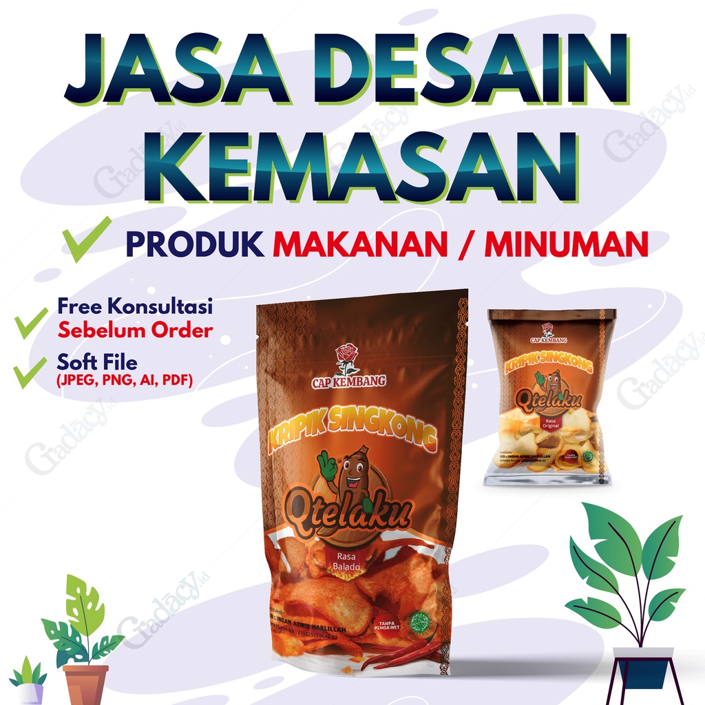 Jual JASA DESAIN STIKER KEMASAN, KEMASAN UMKM, MAKANAN/MNUMAN, OLSHOP ...