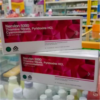 Jual Nervion 5000 (Box 100 Tablet) Vitamin B Komplek Neotropik Syaraf ...