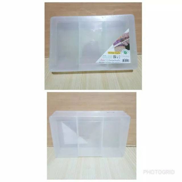 Jual Kotak perkakas 3 sekat - storage box 3 sekat | Shopee Indonesia