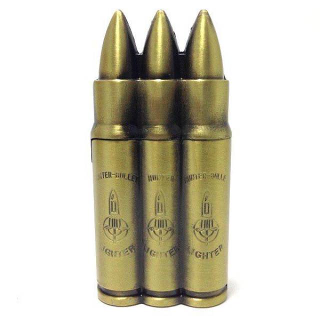 Jual Korek Api Gas Isi Ulang Korek Miniatur Peluru 3 Korek Api Bara ...