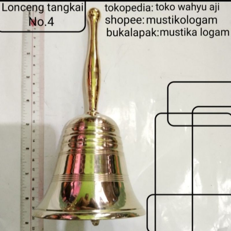 Jual lonceng tangkai No.4 jumbo/paling besar | Shopee Indonesia