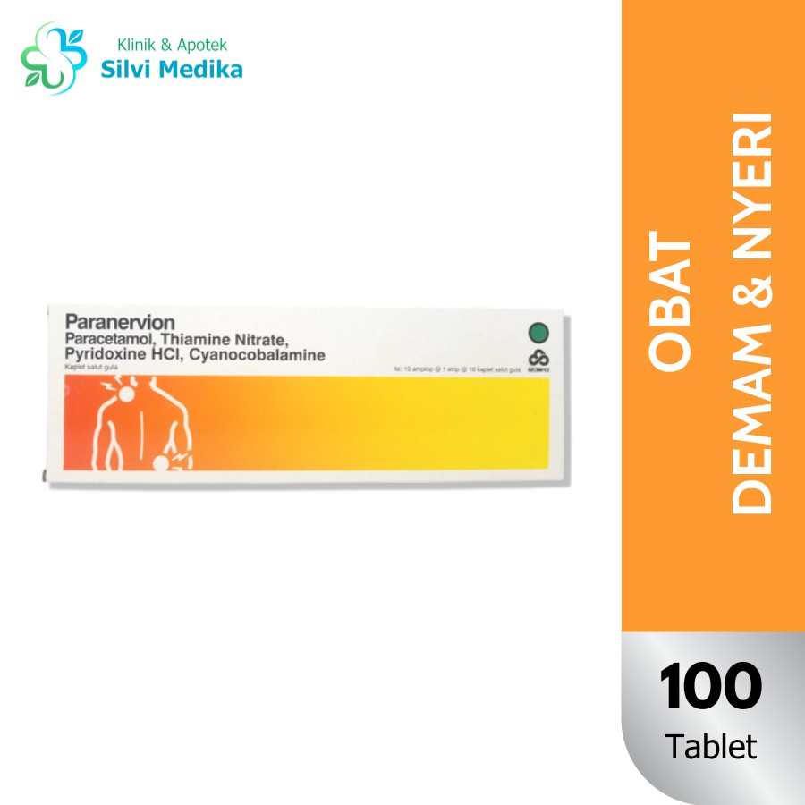Jual Paranervion Tablet (Obat Demam Dan Nyeri) PERBOX Indonesia|Shopee ...