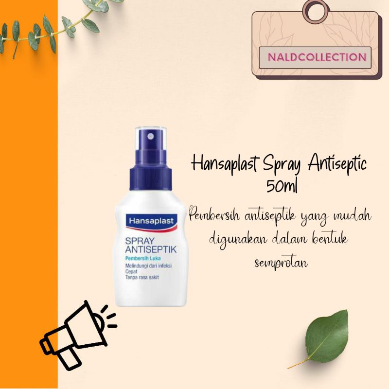 Jual Hansaplast Spray Antiseptik| Pembersih Luka 50ml | Shopee Indonesia