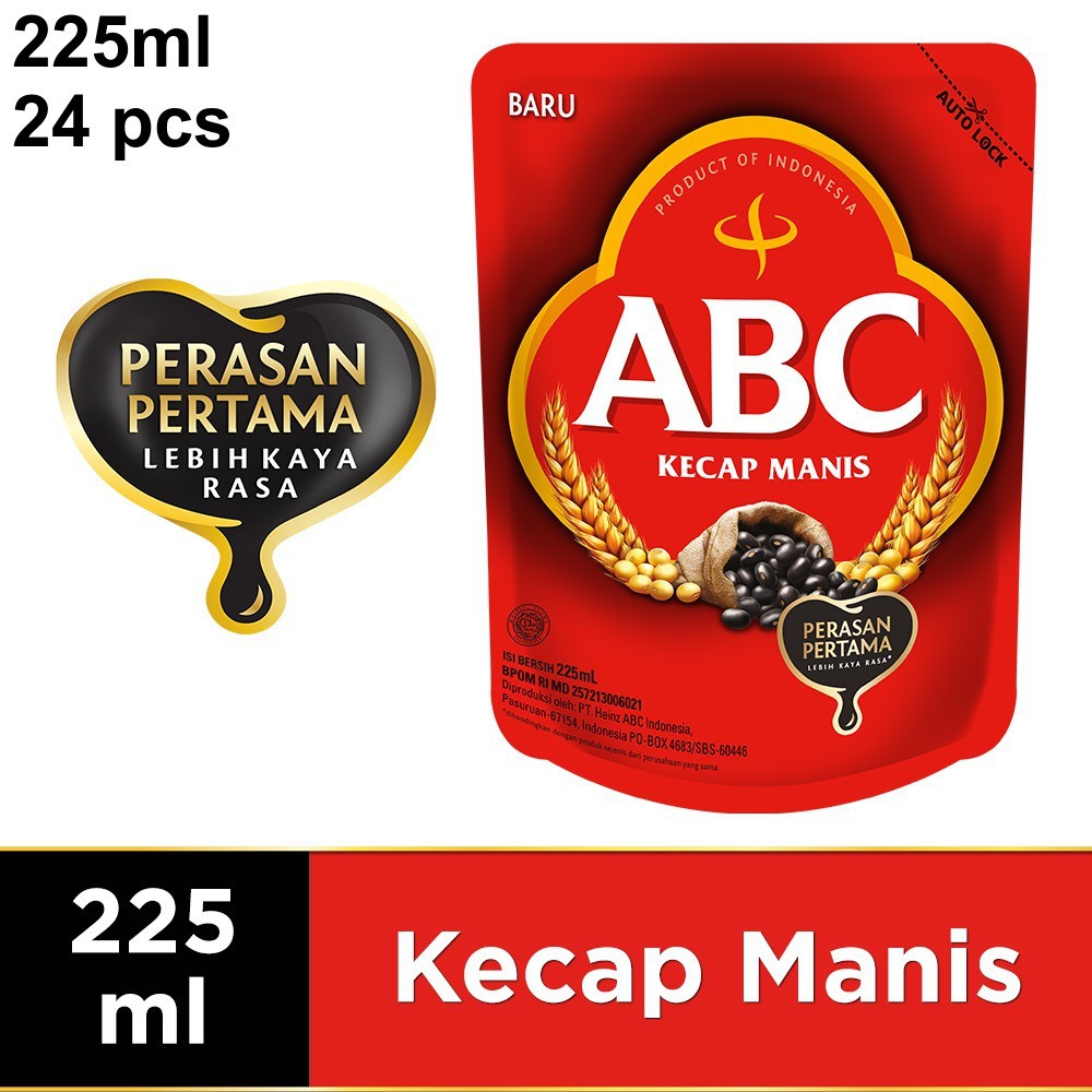 Jual KECAP MANIS ABC REFILL 225ml/1 DUS/24PCS | Shopee Indonesia