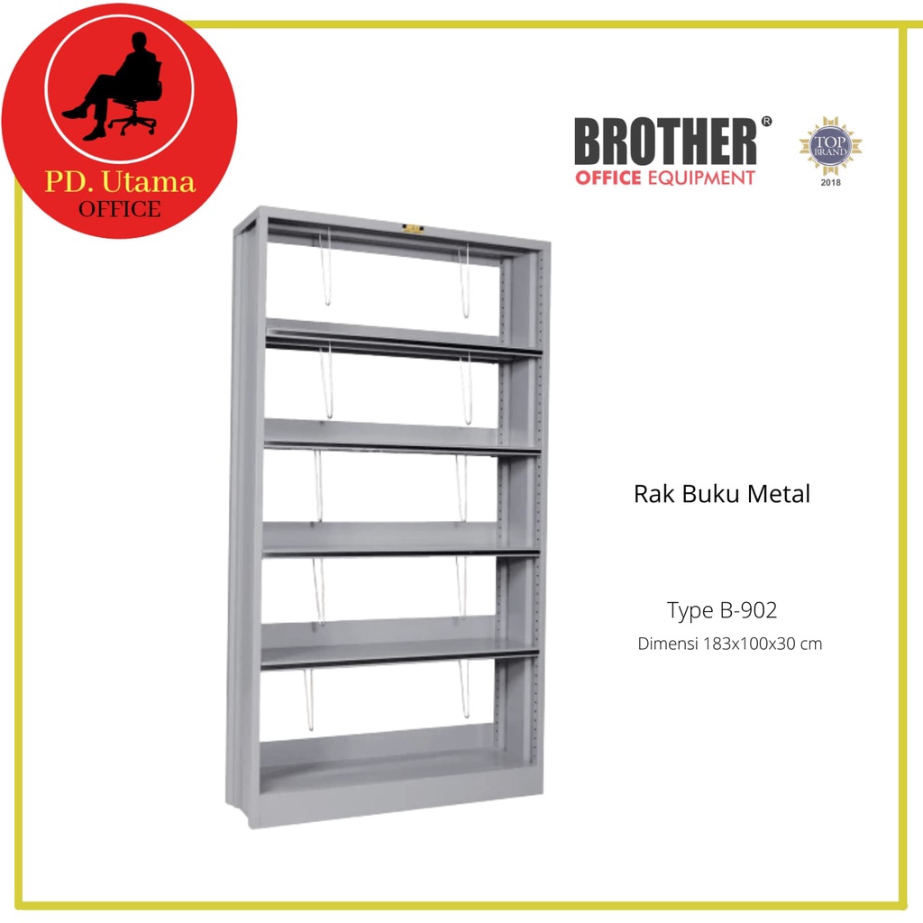 Jual Rak Buku Metal Brother B-902 Rak Buku Sekolah Kantor | Shopee ...