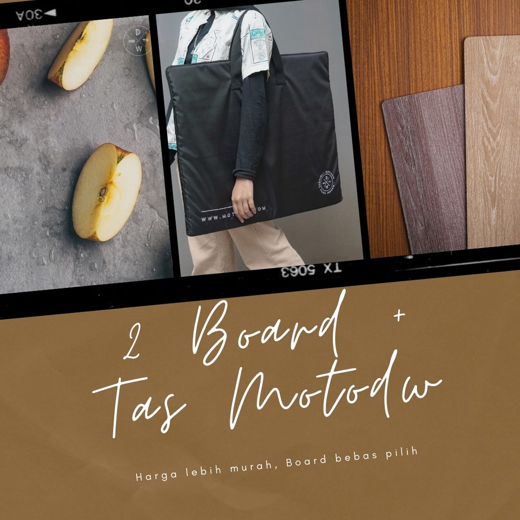 Jual Paket Promo : Tas dan 2 Board Alas Foto / Background Motodw Size ...