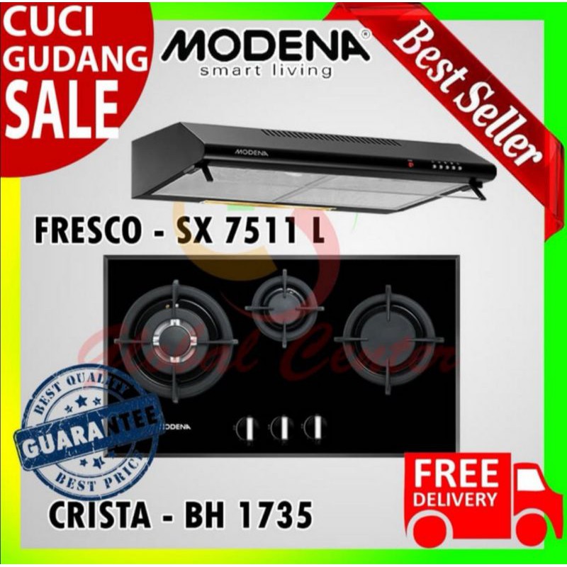 Jual Paket Kompor Tanam BH 1735 dan Cooker Hood SX 7511 Garansi Resmi | Shopee Indonesia