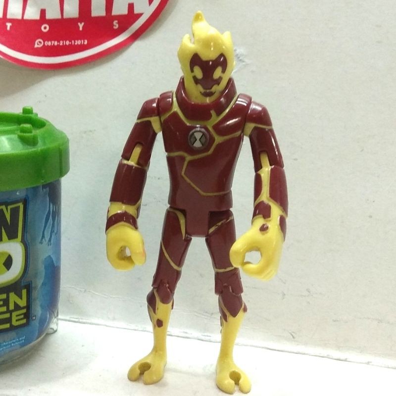 Jual BEN 10 HEATBLAST ALIEN FORCE ACTION FIGURE BEN10 BANDAI bukan ...