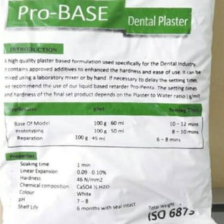 Jual gips putih Stone / probase / dental plaster 1 Kg | Shopee Indonesia