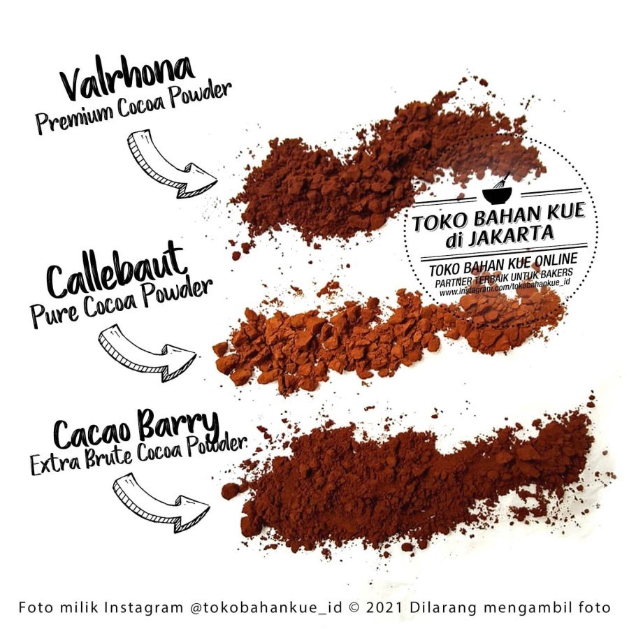 Jual Valrhona - Pure Cocoa Powder 50gr Bubuk Coklat Premium Cokelat ...