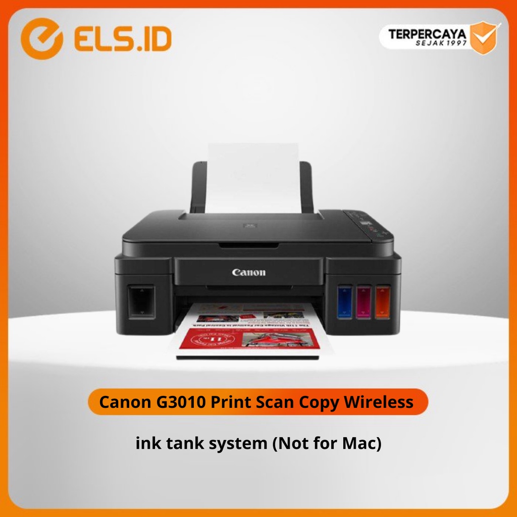 Jual Printer Canon G3010 Print Scan Copy Wireless | Shopee Indonesia