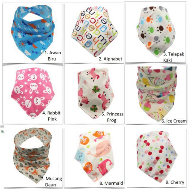 Sleber segitiga sleber bib celemek Rp5,600 | Shopee Indonesia