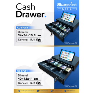 Jual CASH DRAWER BP LITE CD-BPL01 BLUEPRINT | Shopee Indonesia