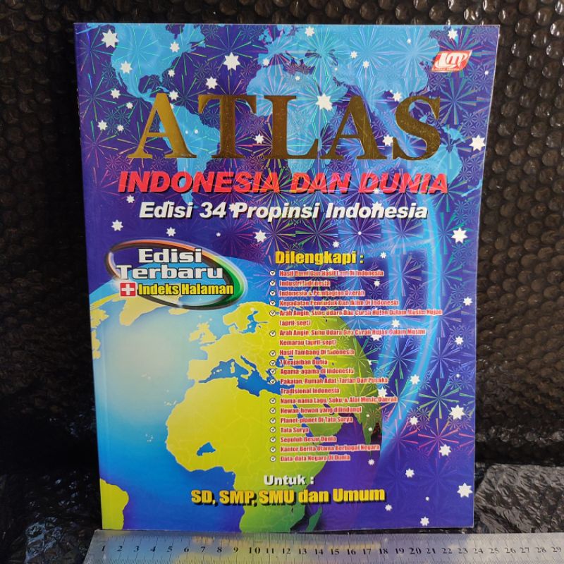 Jual Atlas Lengkap - Atlas Indonesia dan Atlas Dunia Edisi Terbaru Ukuran Besar | Shopee Indonesia