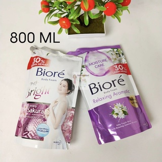 Jual Biore Body Foam Reffill 800 ML / Biore Sabun Mandi Cair 800 ML Relaxing Aromatic Lovely ...