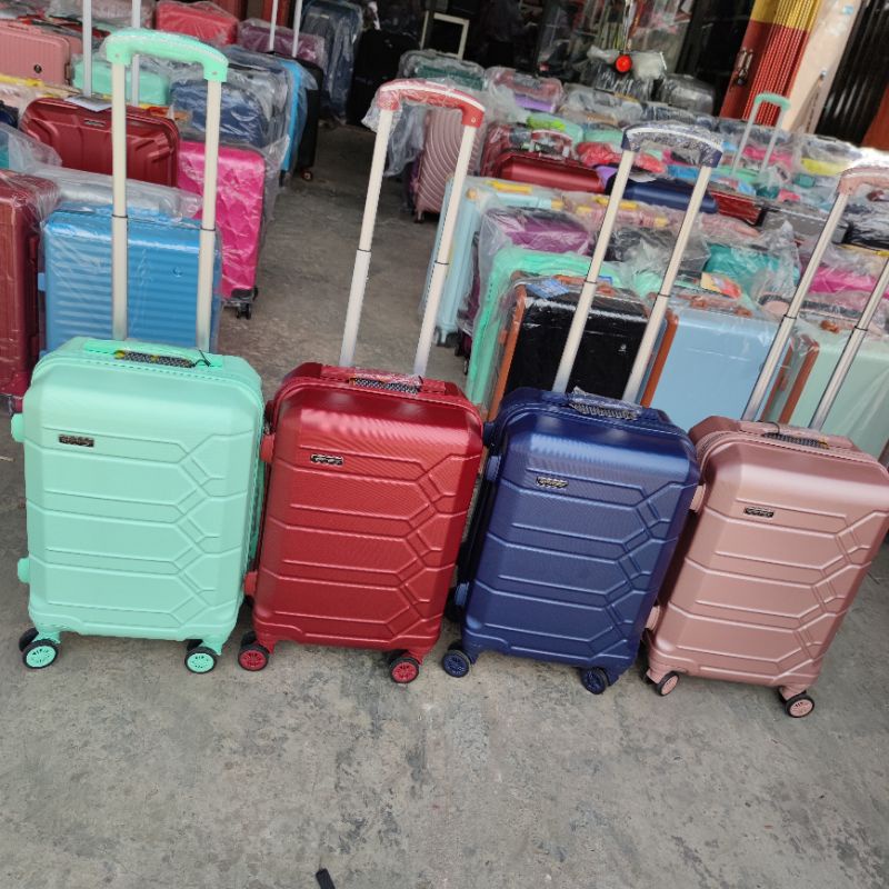 Jual One Colour Set Koper ABS 100% ZL15B 20 inch Koper Polo Koper Kuat ...