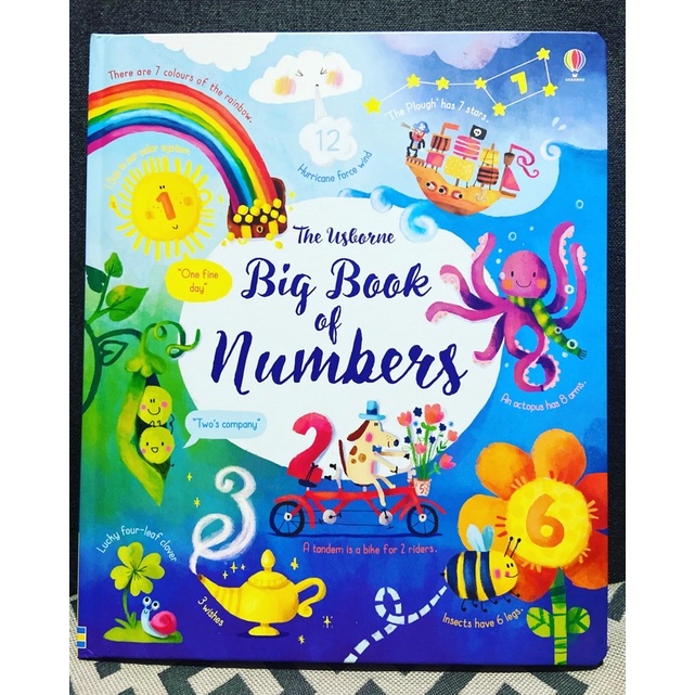 Jual buku usborne big book of numbers (original) | Shopee Indonesia