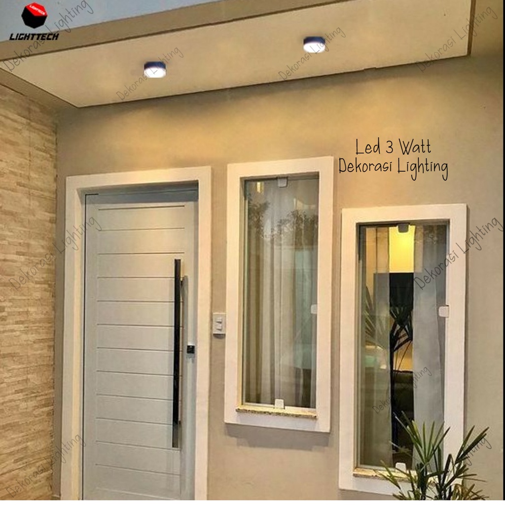 Jual L303 LAMPU DOWNLIGHT PANEL LED 3W TEMPEL PLAFON OUTBOW CEILING ...