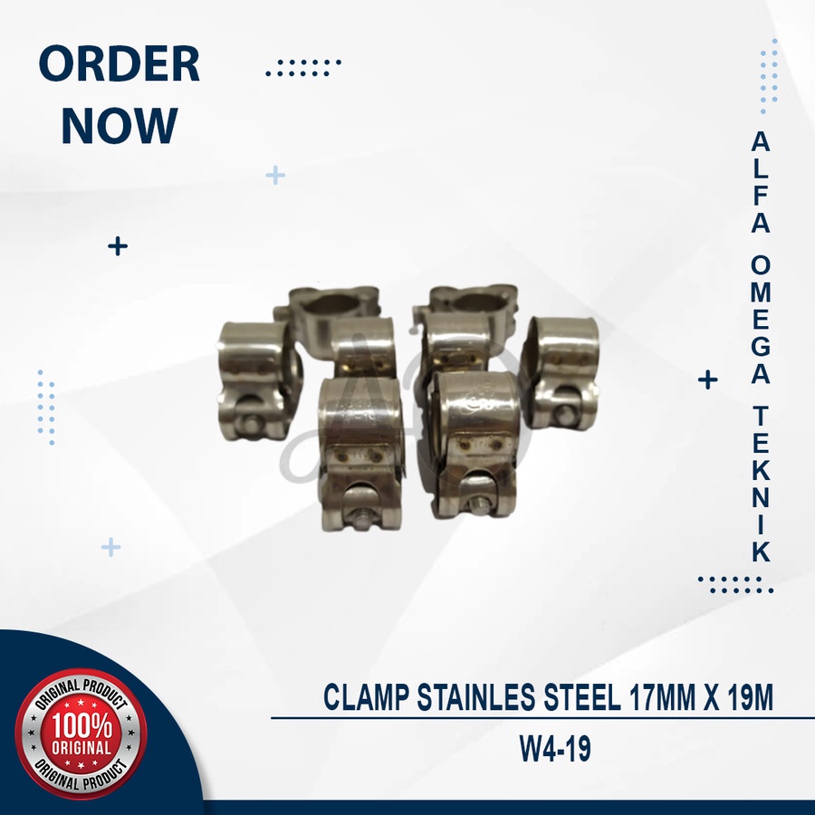 Jual KLEM SELANG 1/2 INCH SS304 HOSE CLAMP SUPERIOR MIKALOR 17MM-19MM ...