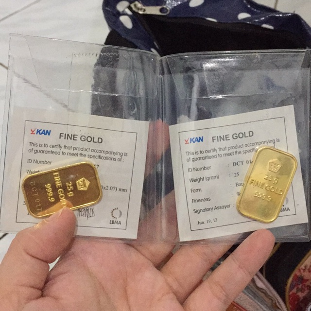 Jual Logam mulia antam 25gr tegak | Shopee Indonesia