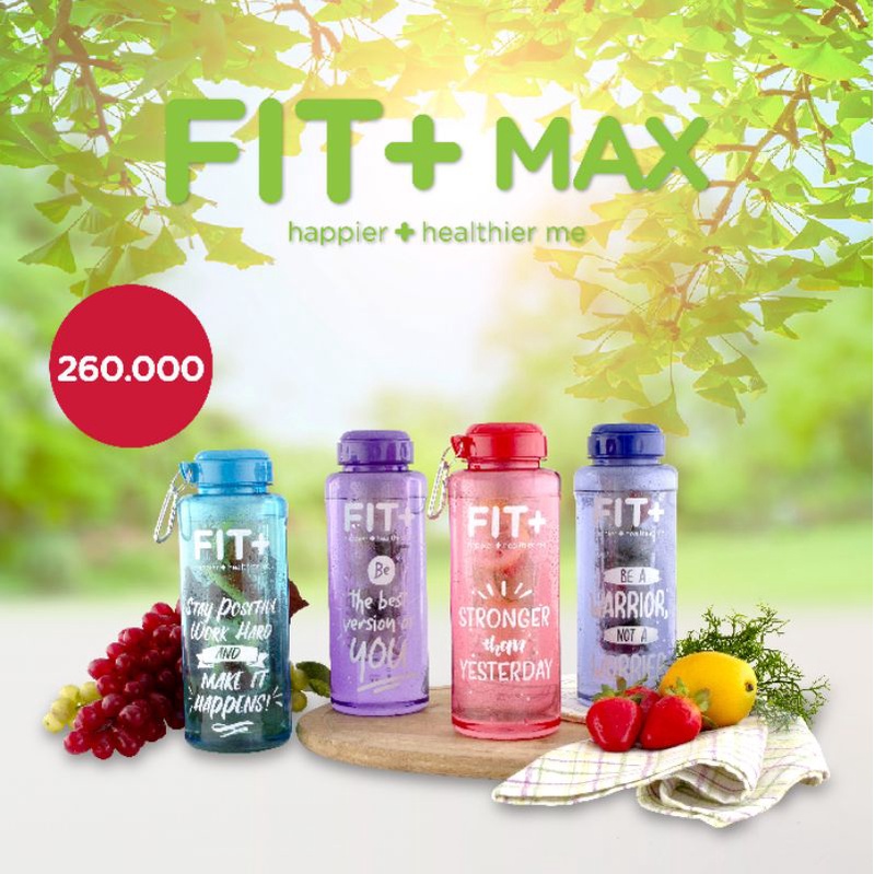 Jual botol minum fit + max | Shopee Indonesia