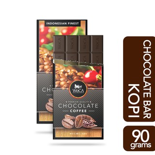 WoCA Premium Chocolate Bar - Cokelat Batang Rasa Kopi - 90 gram ...