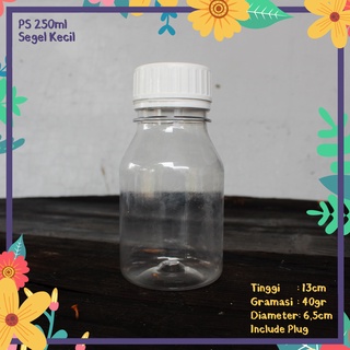 Jual BOTOL PLASTIK PS MADU 250ML SEGEL KECIL KEMASAN KAPSUL HERBAL PESTISIDA LENGKAP DENGAN ...