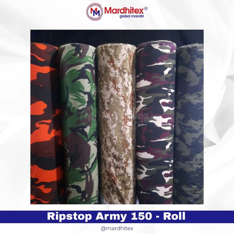 Jual Kain Ripstop TR Loreng Army Roll Isi 60 Yard | Shopee Indonesia