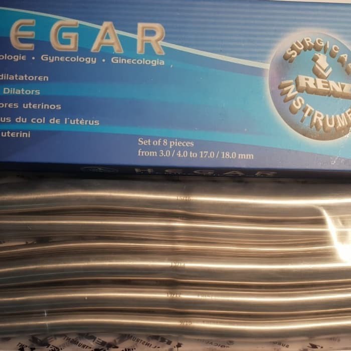 Jual Busi Hegar Dilatator Dilators Businasi Hegar Uterine Dilator Set ...