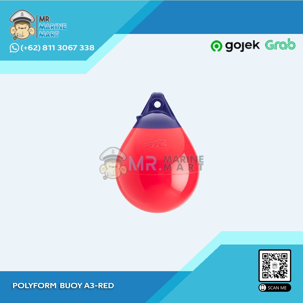 Jual Polyform Buoy A3 Pelampung Kapal Dapra Kapal Polyform US A3 Merah ...