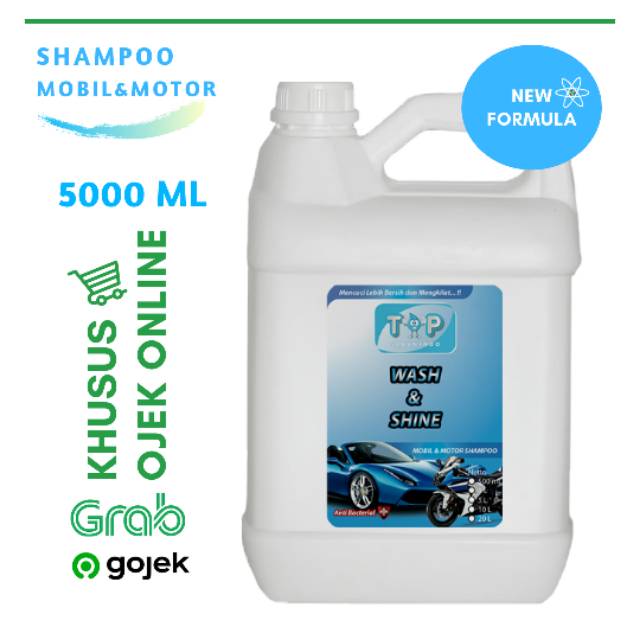 Jual KHUSUS GOSEND / GRAB// Car Shampoo-Sabun Cuci Mobil dan Motor ...