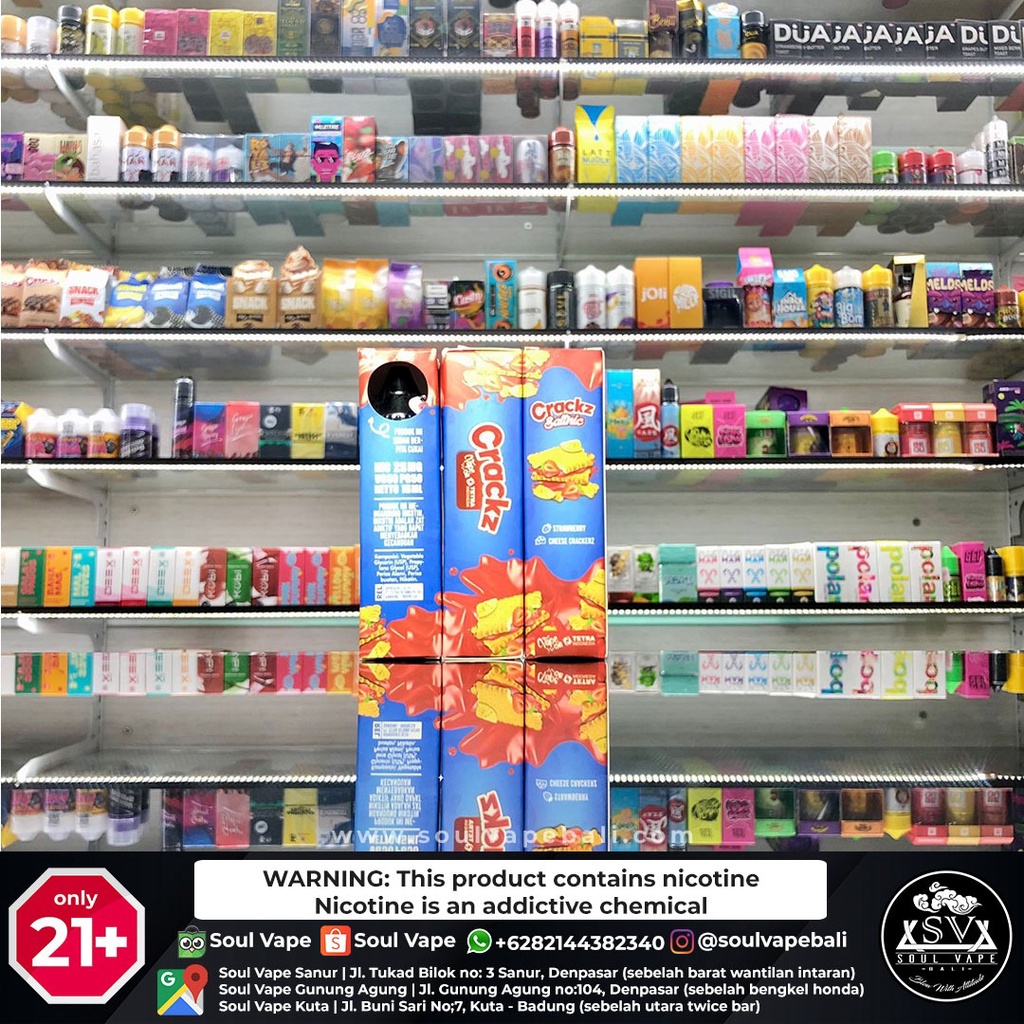 Jual CRACKZ SALTNIC 15ML | Shopee Indonesia