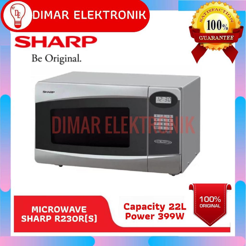 Jual Microwave Sharp R-230R(S) Low Wattage 22 L | Shopee Indonesia