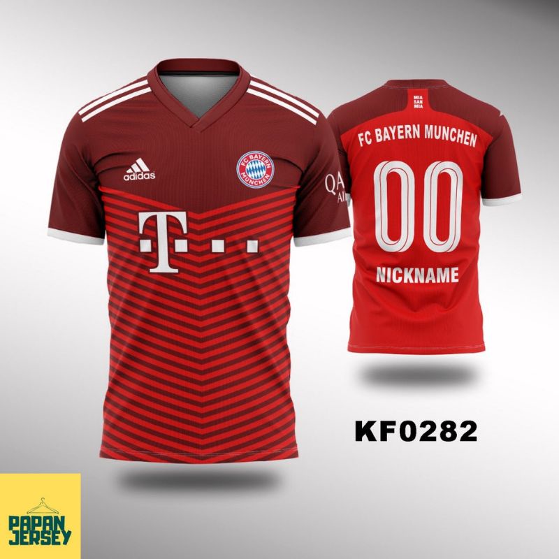 Jual JERSEY BUNDES LIGA BAYERN MUNCHEN 2021/2022 GRATIS NICK NAME. KAOS JERSEY | Shopee Indonesia