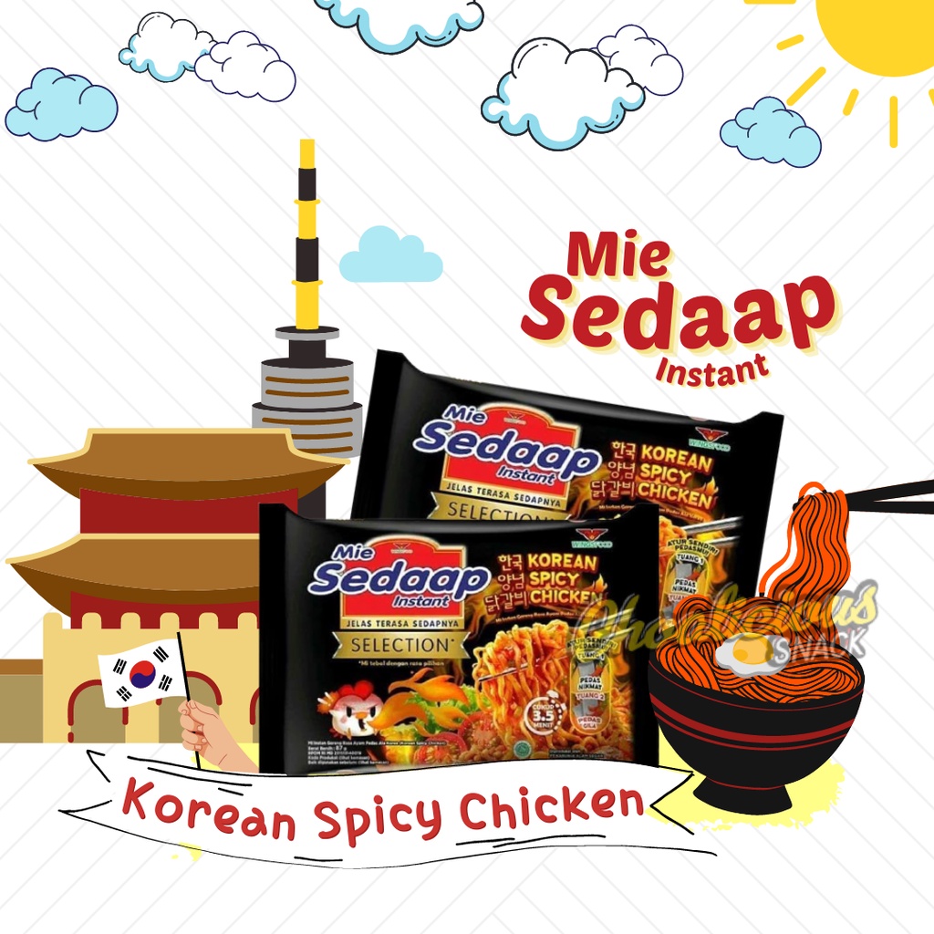 Jual MIE SEDAAP Sedap Selection Korean Spicy Chicken Mie Instan 83 gram ... Jual MIE SEDAAP Sedap Selection Korean Spicy Chicken Mie Instan 83 gram ...