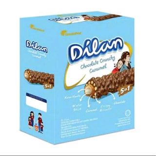 Jual Coklat Dilan Mini Pack (isi 10 pcs) / Coklat Dilan Crunchy Carsmel ...