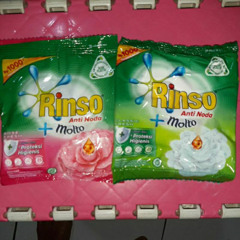 Jual RINSO BUBUK SACHET 40/42 GR ANTI NODA PLUS MOLTO | Shopee Indonesia