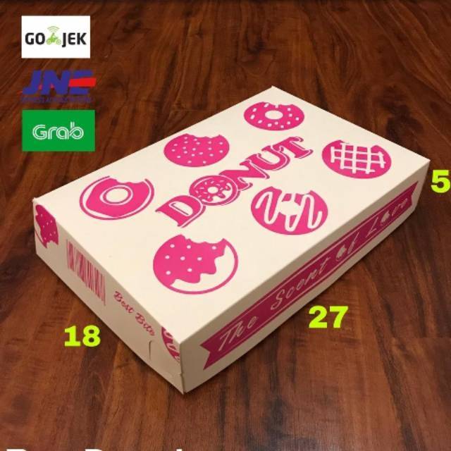 Jual Box Donat Motif | Kotak Donat Motif | Dus Donat | Box Kemasan ...