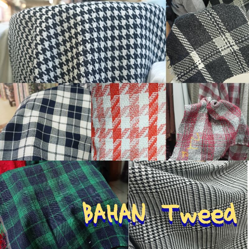 Jual bahan Tweed akrilic | Shopee Indonesia