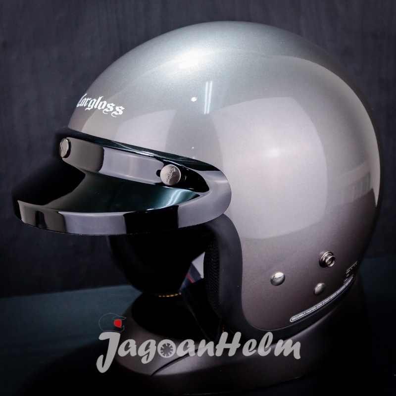 Jual CARGLOSS HELM CFM RETRO SOLID | AVANT BRONZE MET | CF RETRO ...