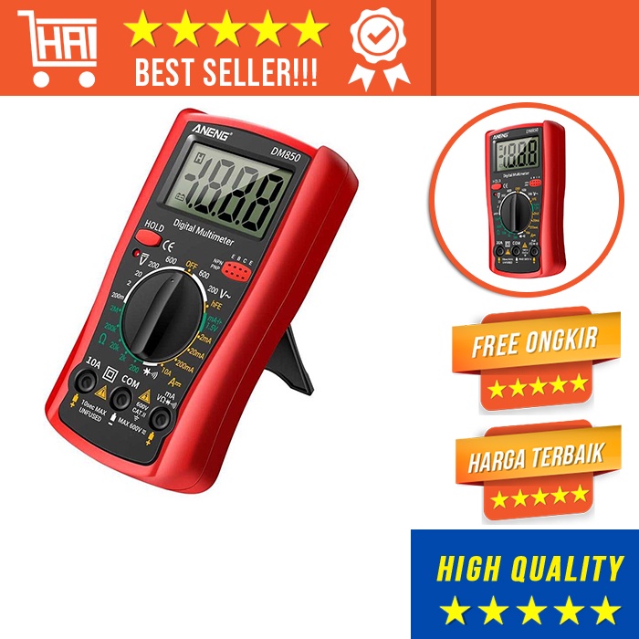 Jual VOLTAGE TESTER MULTIMETER DIGITAL PORTABLE ALAT PENGUKUR ARUS ...