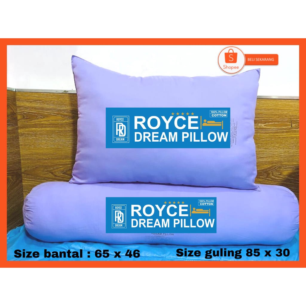 Jual Bantal Tidur Hotel 1 SET Warna Soft Blue Microfiber Empuk Lembut ...